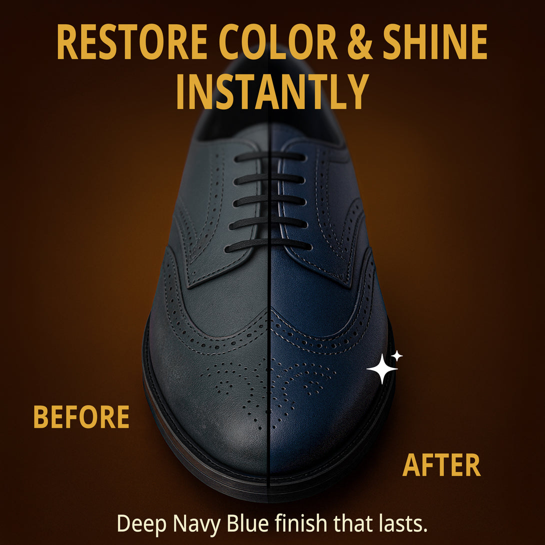 Eagle Shoe Polish Wax Navy Blue – Premium High-Gloss Shine – Restores ...