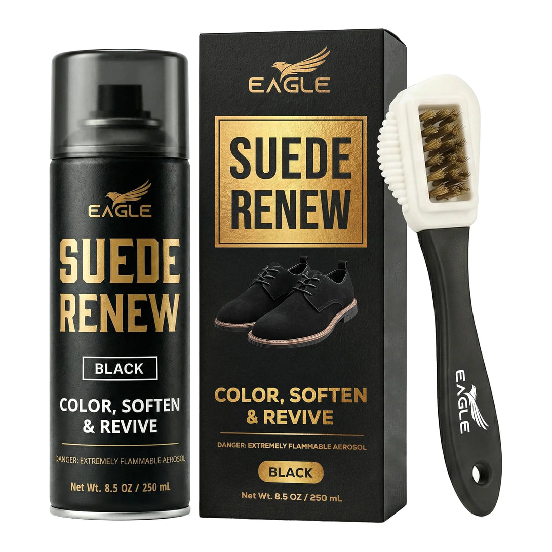 Eagle Black Suede Renovator Spray – Suede & Nubuck Color Restorer for ...