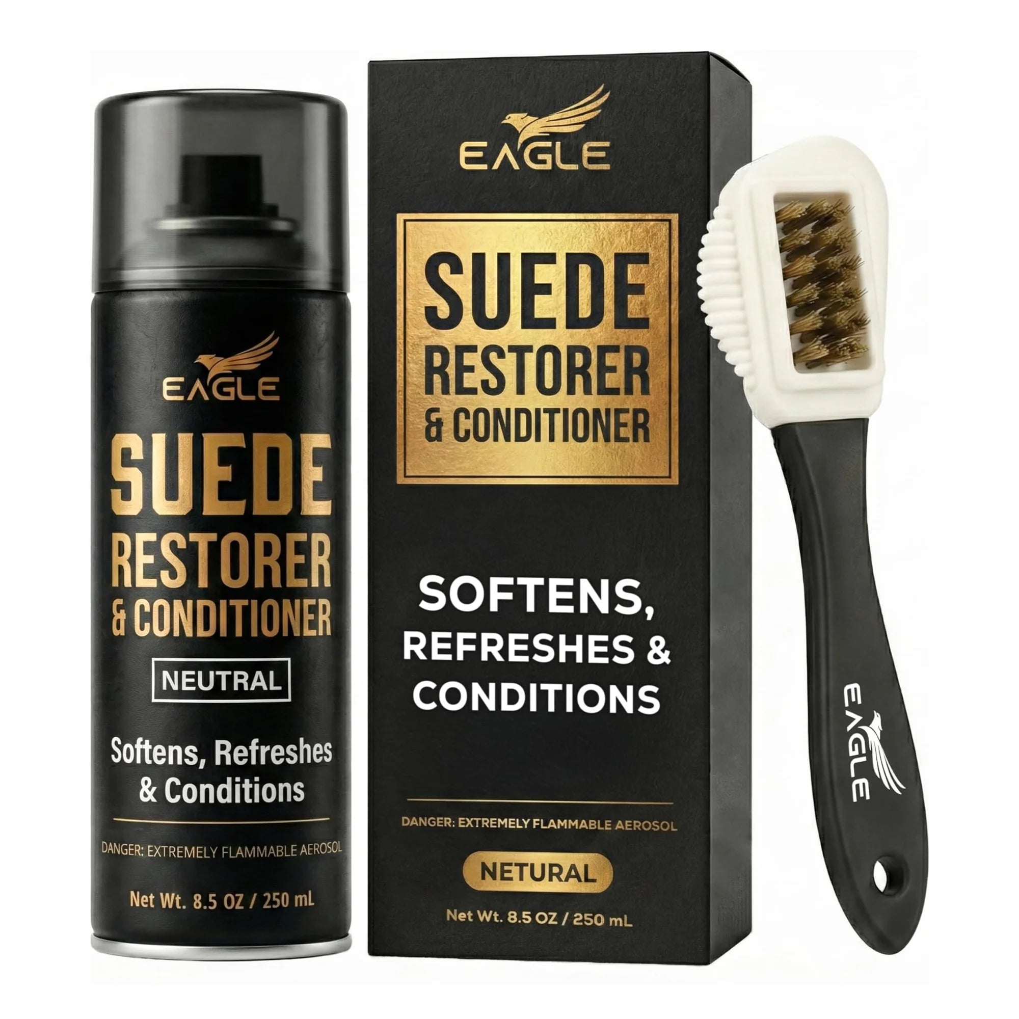 Eagle Suede Renew Spray Neutral – Suede & Nubuck Color Restorer for al ...
