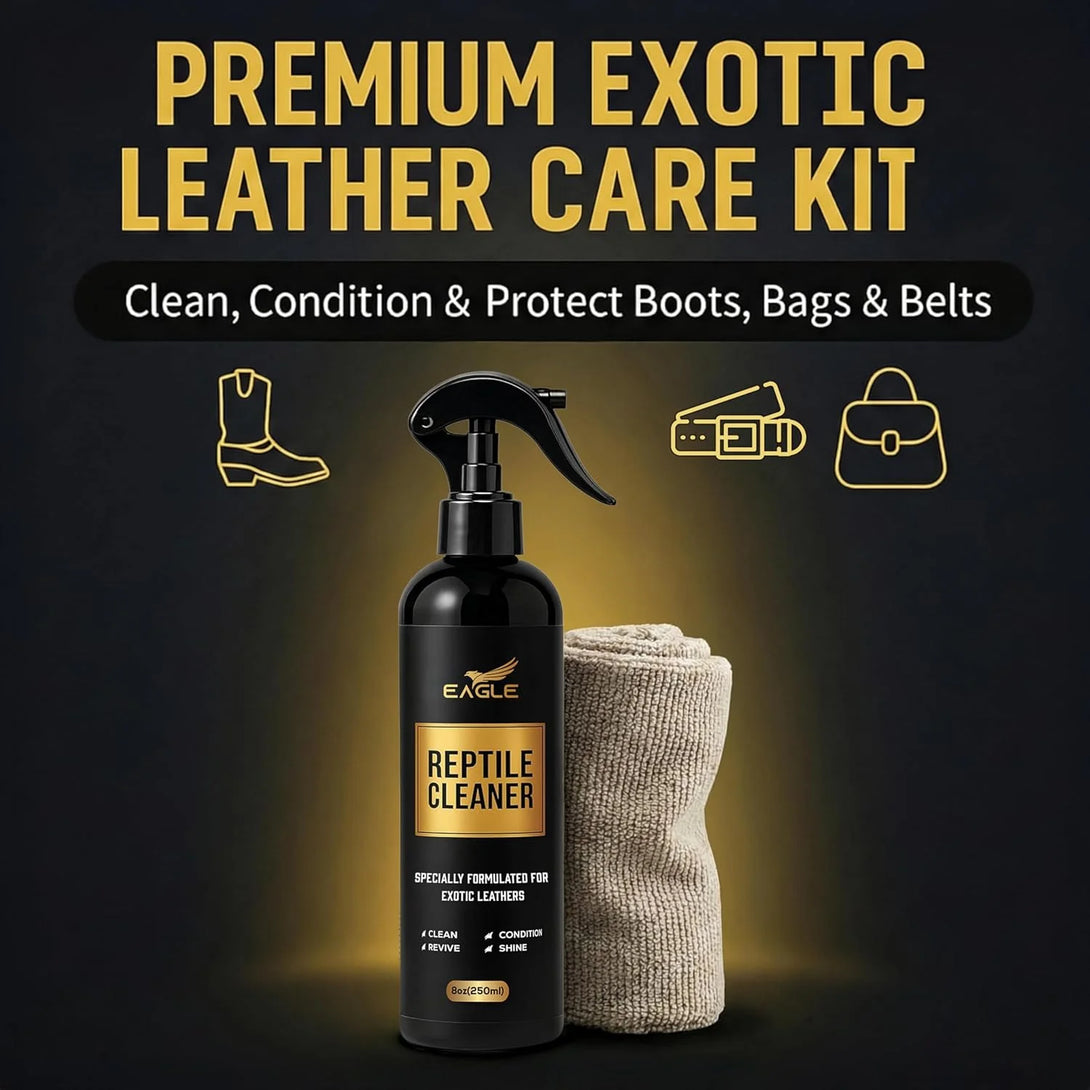 Eagle Exotic Leather Cleaner & Conditioner Spray – Cleans, Conditions ...